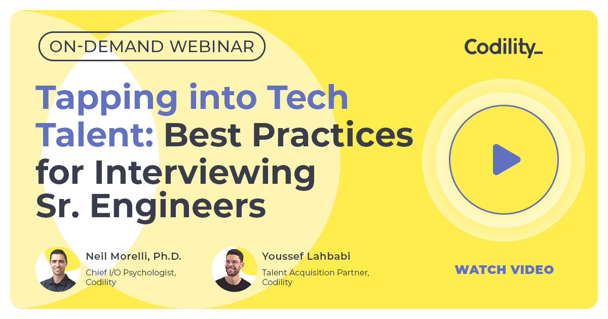 Tapping into Tech Talent: Best Practices for Interviewing Sr. Engineers